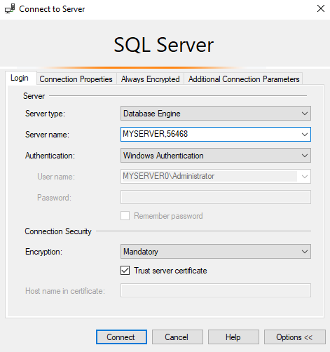 How to connect to SQL Server hosted inside a Virtual Machine | Saply's Blog